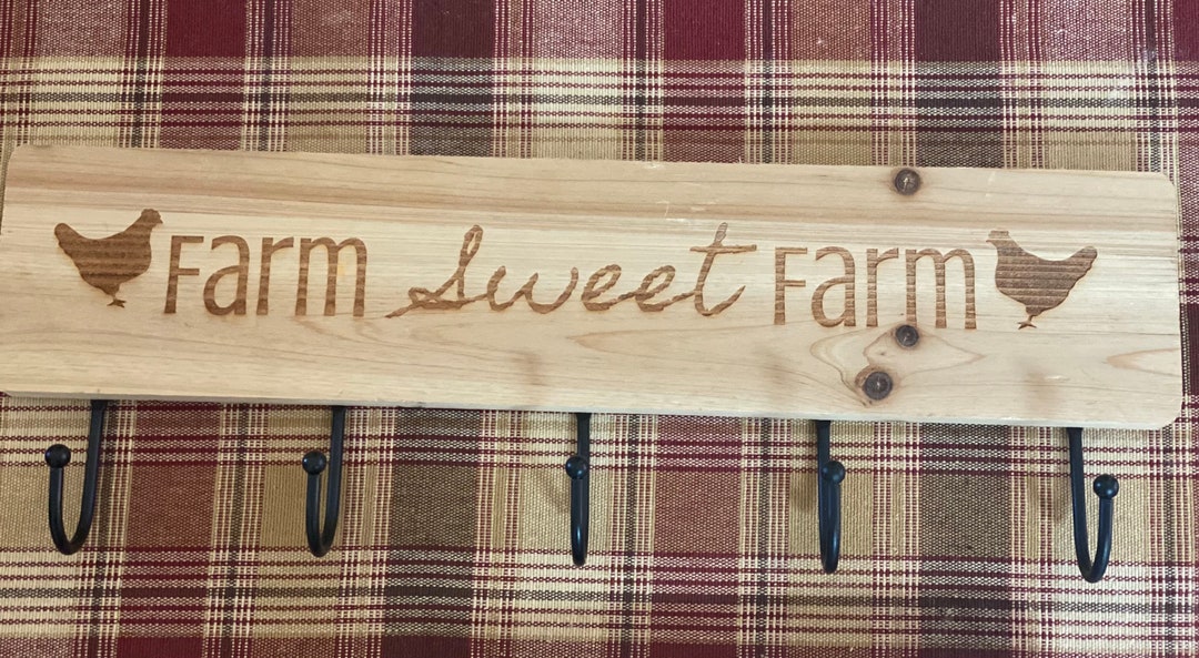 Farm Sweet Farm Key Holder - Etsy