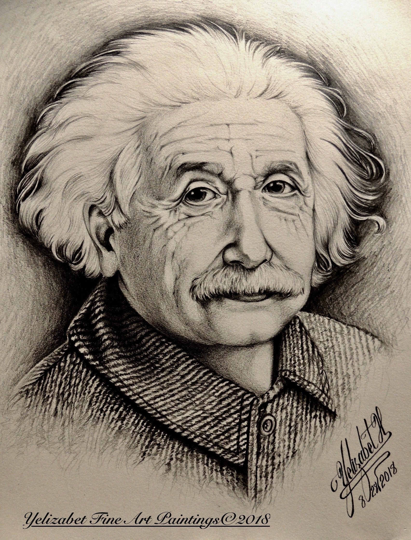Albert Einstein Drawing