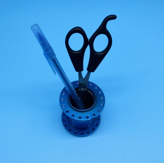 Repurposed Bicycle Hub Pen Holder, Office Accessory for Home, Work or ...