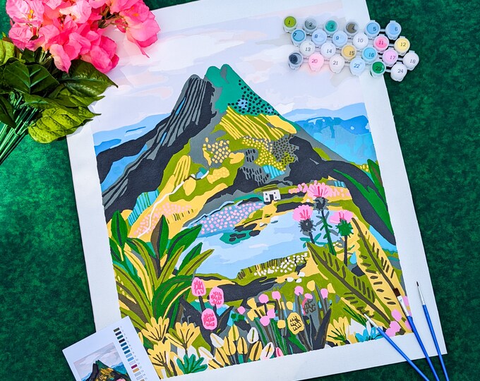 Snowdon Flowers Mountain by Hebe Studio Rhi James Paint - Etsy