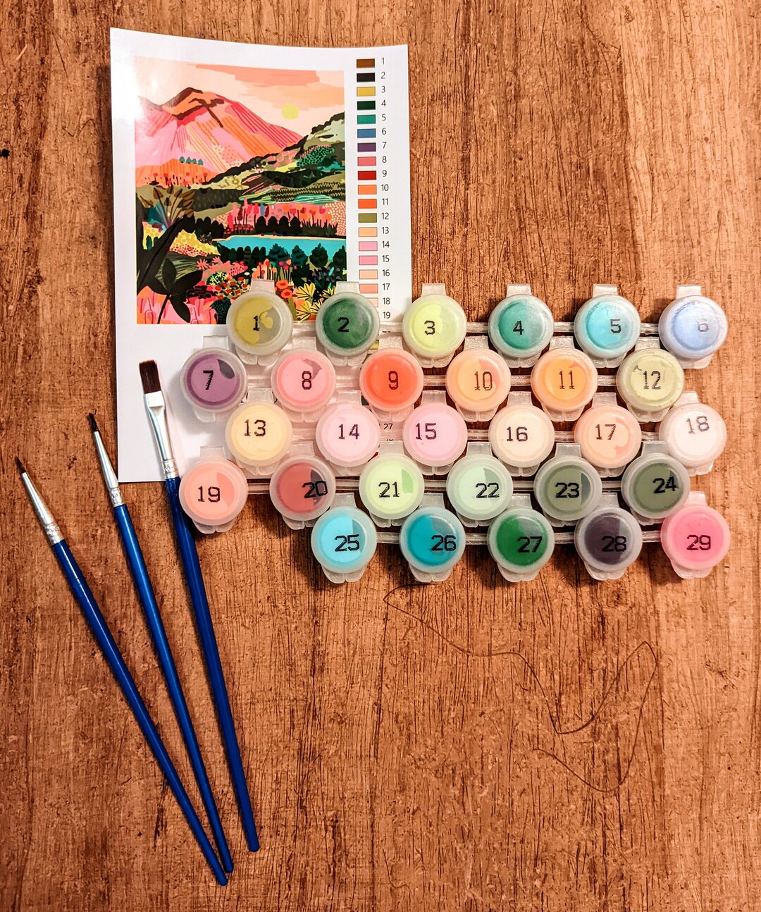 Rainbow Mountain EXTRA PAINT SET - Etsy