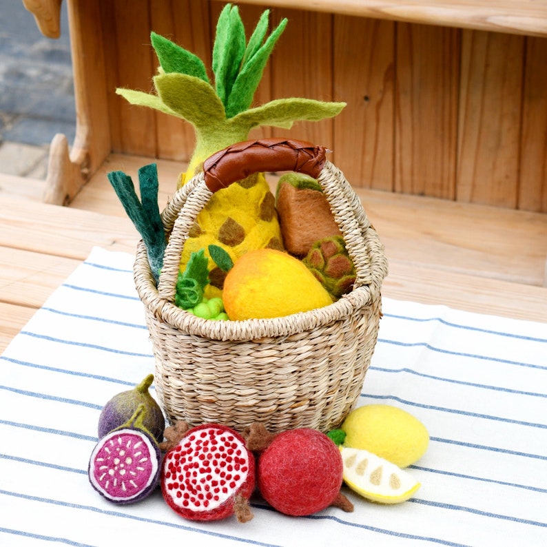 Felt Figs: Felt Fruits for Pretend Play, Felt Figs Made From Wool Felt ...