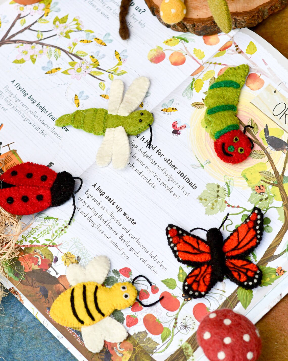Bugs Finger Puppet Set | Insects and Colourful Bugs Finger Puppets ...