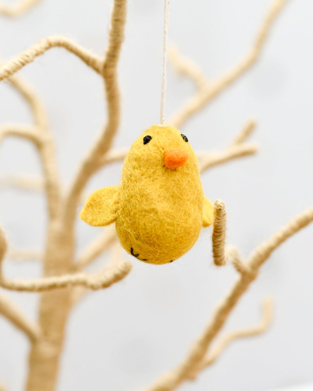 Felt Yellow Chick Ornament Wool Felted Chick for Easter Easter Chick ...