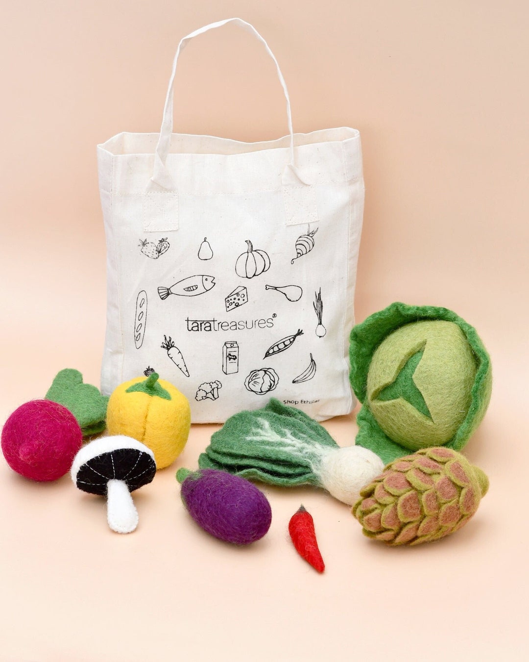 Felt Food Groups Set | Vegetables Felt Play Food | Felt Lettuce, Felt ...