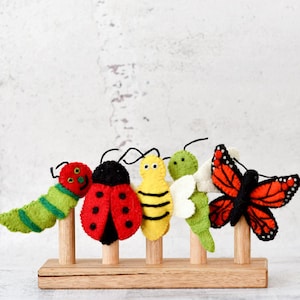 Bugs Finger Puppet Set | Insects and Colourful Bugs Finger Puppets ...