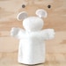 Mouse Hand Puppet / White Mouse Hand Puppet Made From Wool - Etsy