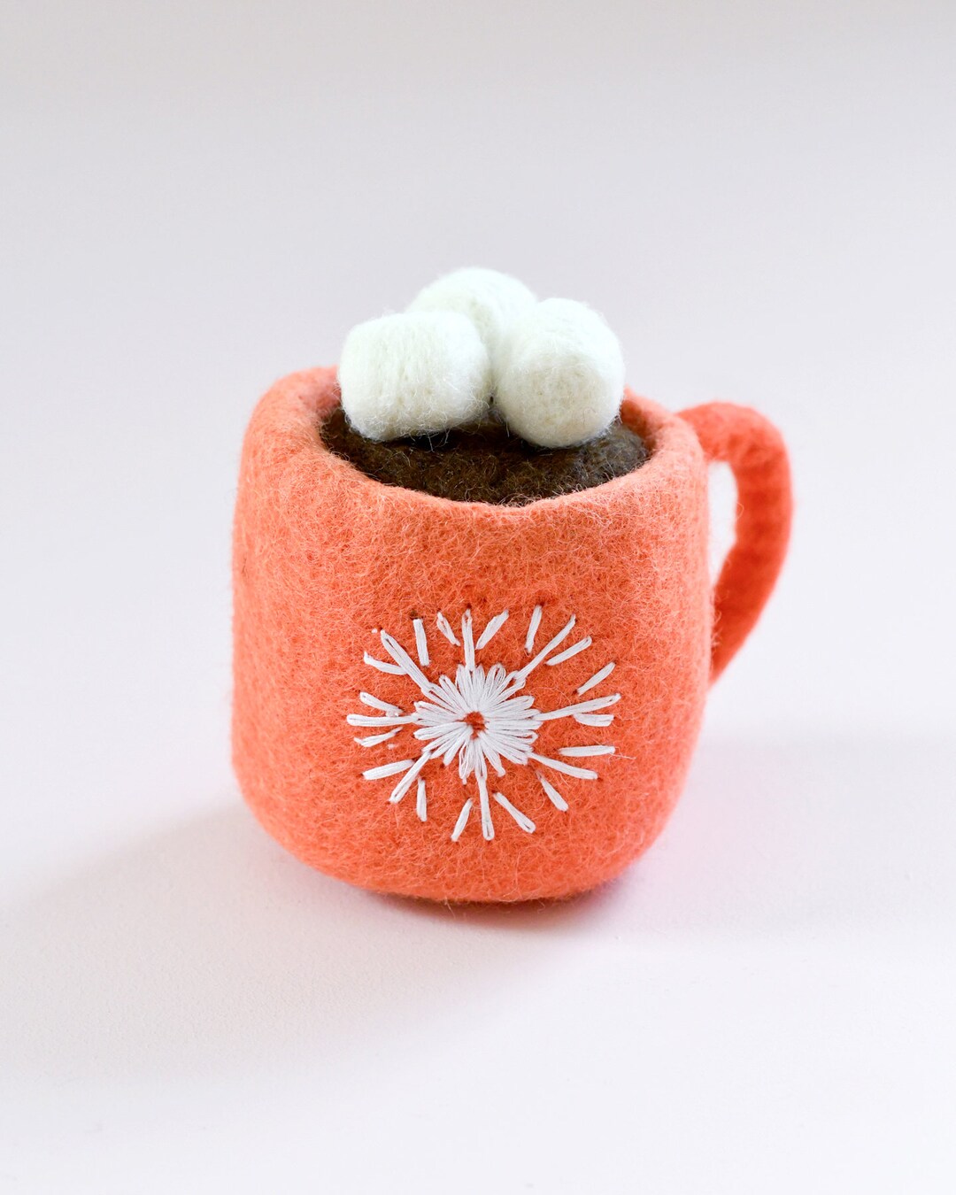 Felt Hot Chocolate Cacao With Marshmallows, Felt Play Food, Felt ...