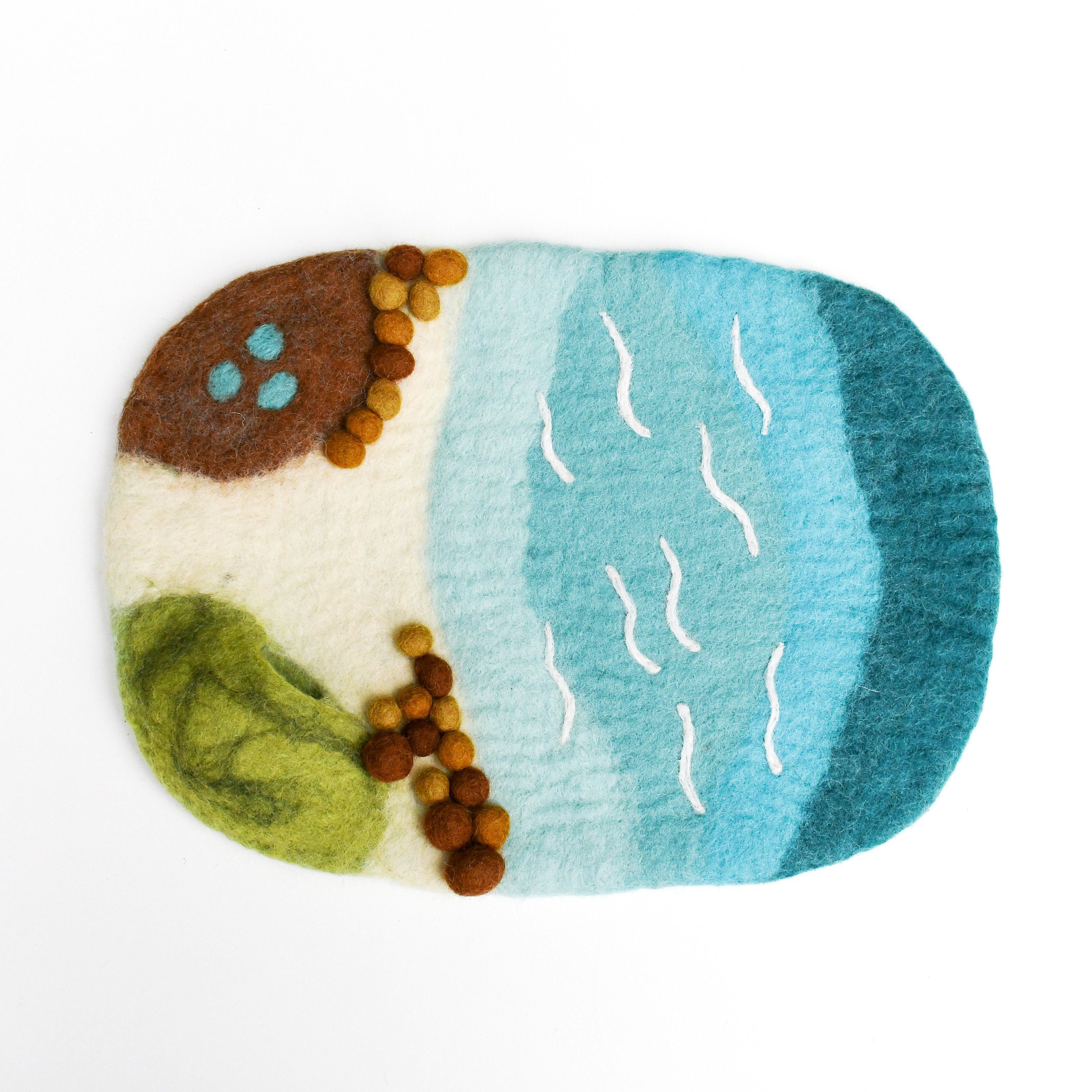 Sea Beach and Rockpool Playscape Felt Play Mat for Small - Etsy Australia