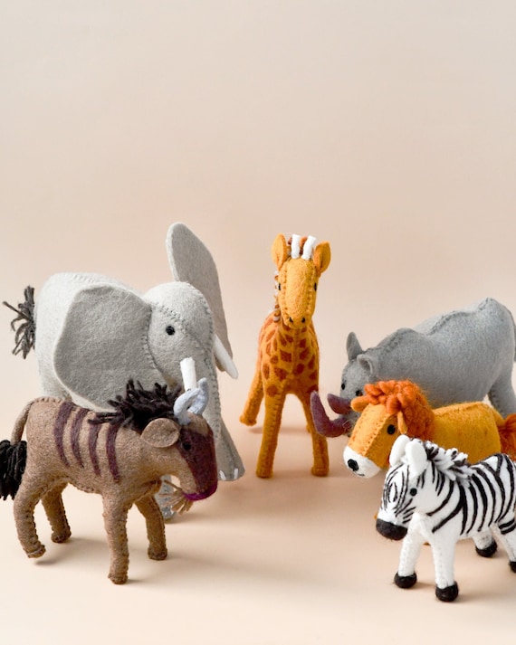 African Animals Soft Toys