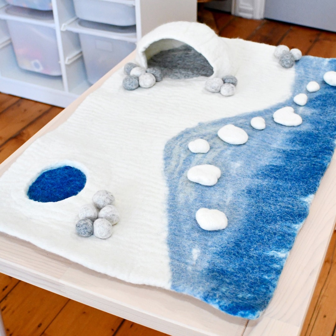 Large Arctic Antarctic Polar Play Mat Playscape / Arctic Play Mat Made ...