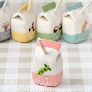 Felt Soy Milk Packet for Pretend Play, Play Kitchen and Cubby Houses ...