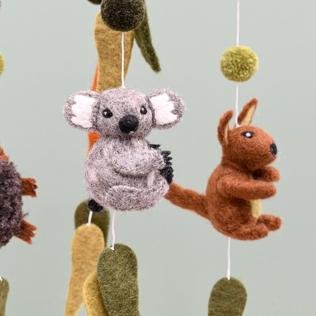 Australian Animals Australiana Baby Nursery Cot Crib Mobile | Kangaroo ...