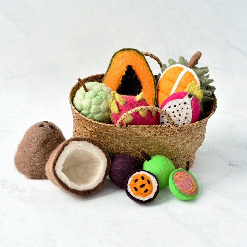 Tropical Fruit Play Toys - Etsy