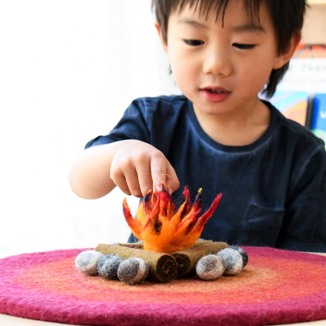 Campfire Play Mat Playscape | Australiana Camp Fire Felt Playscape ...