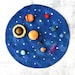 Solar System Outer Space Play Mat With Felt Planets / STEM - Etsy