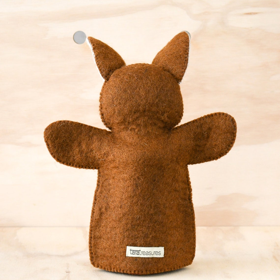 Brown Kangaroo With Joey Hand Puppet Made From Wool Felt - Etsy