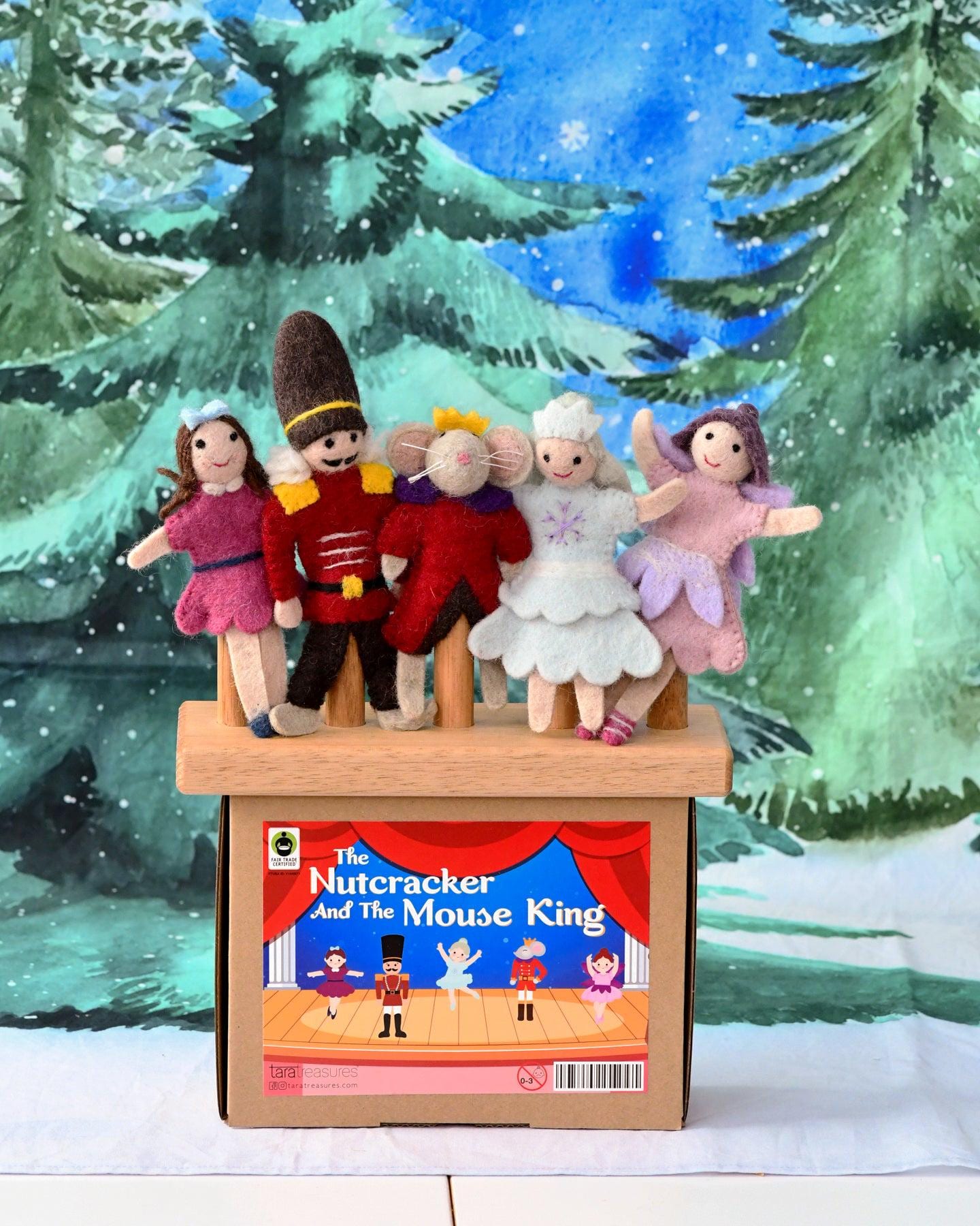 Nutcracker and the Mouse King Christmas Finger Puppet Set - Etsy