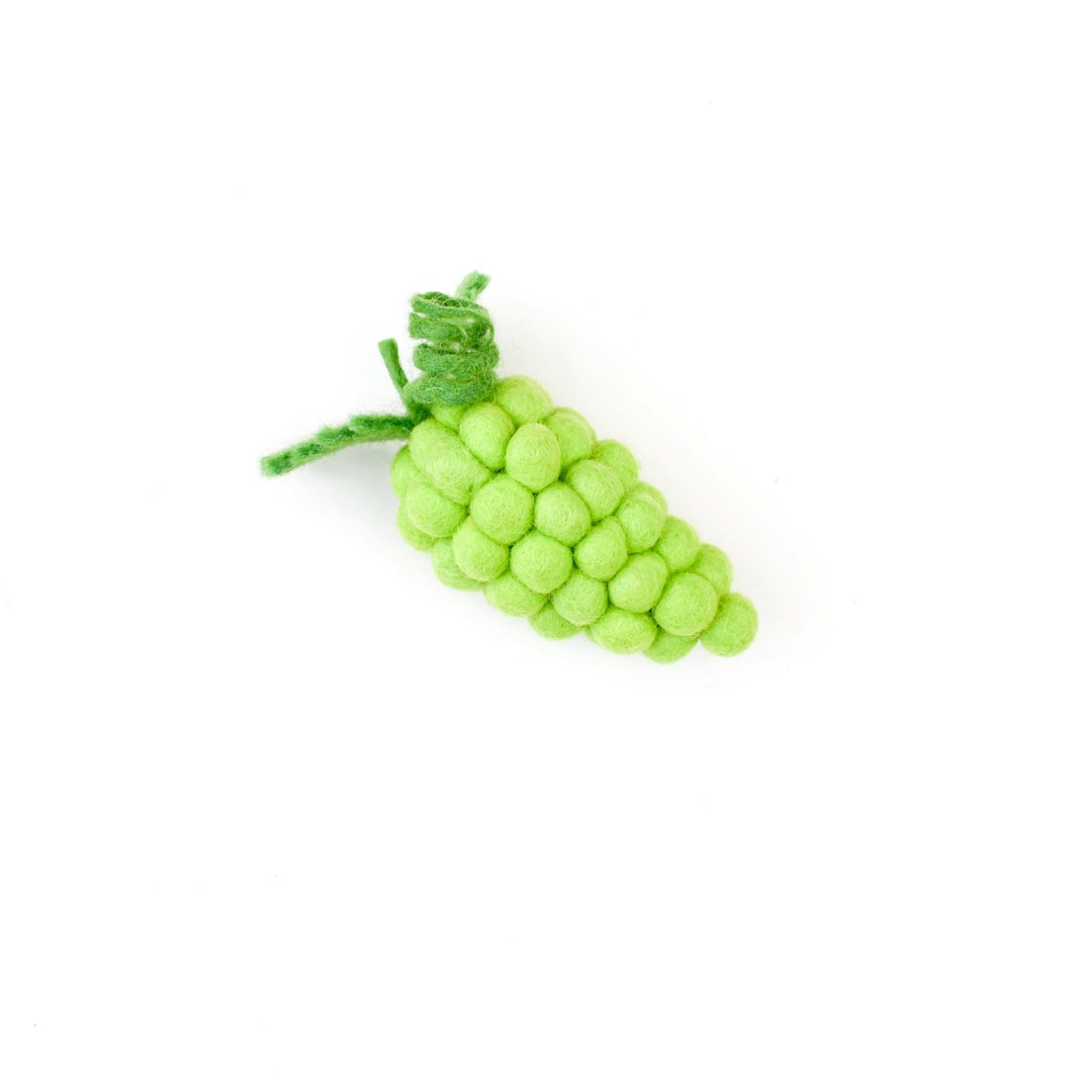 Felt White Grapes, Felt Fruits and Vegetables for Pretend Play - Etsy