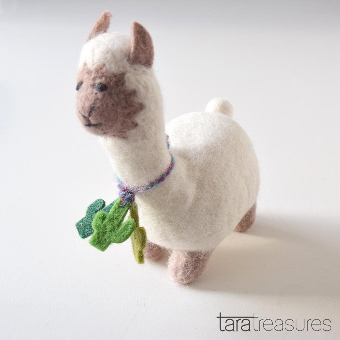 Big Felt Llama Toy Wool Felt Llamas - Etsy