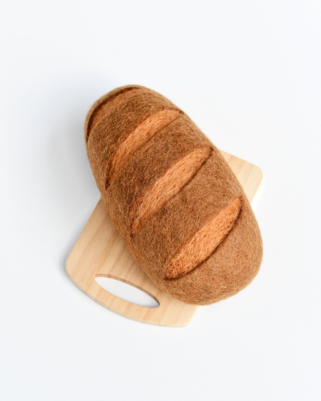 Felt Rye Bread - Rye Bread Bun for Pretend Play - Felt Bread Play Food ...