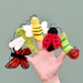 Bugs Finger Puppet Set Insects and Colourful Bugs Finger Puppets Bee ...