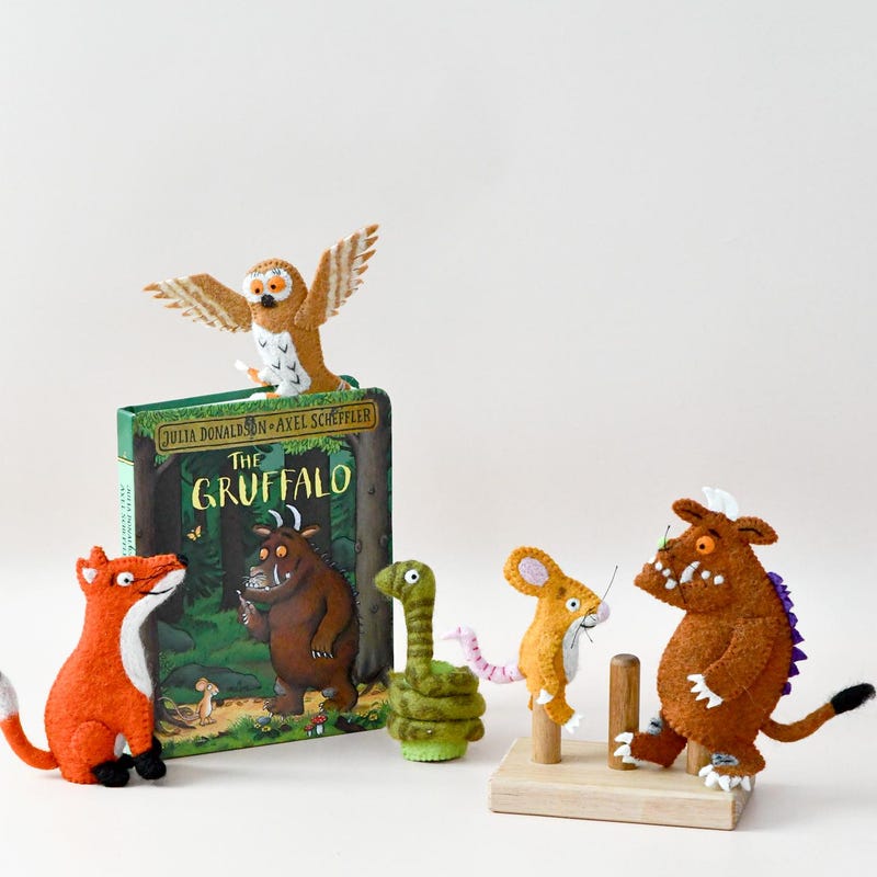 Gruffalo Puppets - Etsy UK