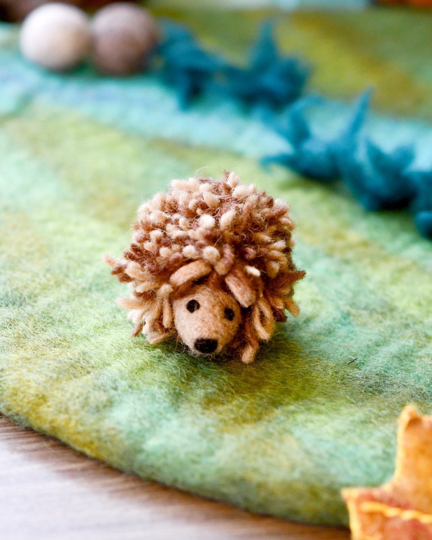 Felt Small Fluffy Hedgehog Toy | Woodlands Hedgehog Soft Toy for Loose ...