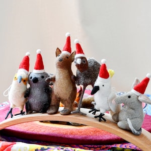 Felt Australian Bilby Christmas Ornament, Australiana Christmas Bilby ...