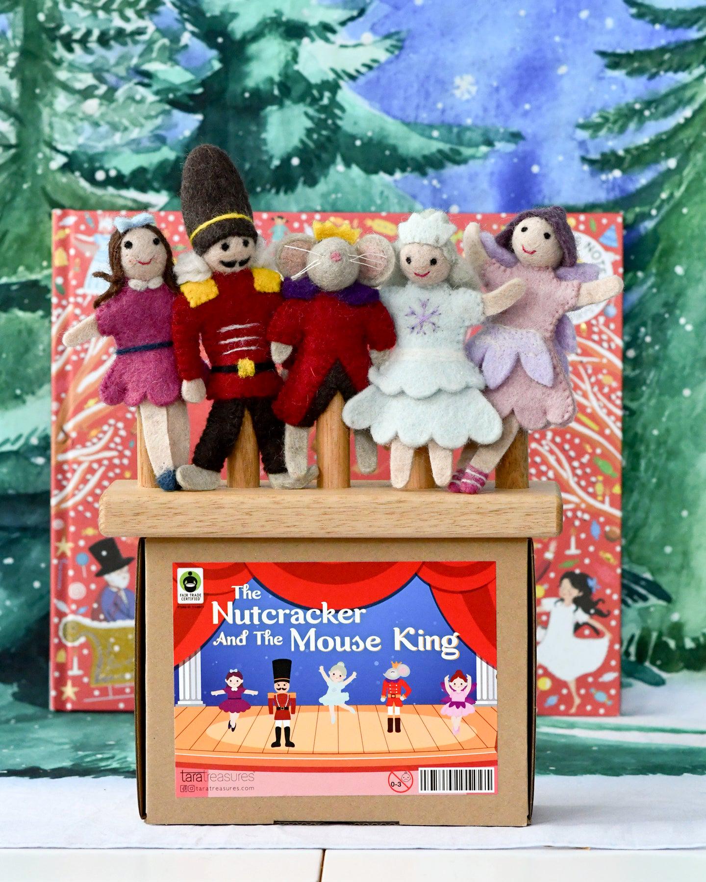 Nutcracker and the Mouse King Christmas Finger Puppet Set - Etsy