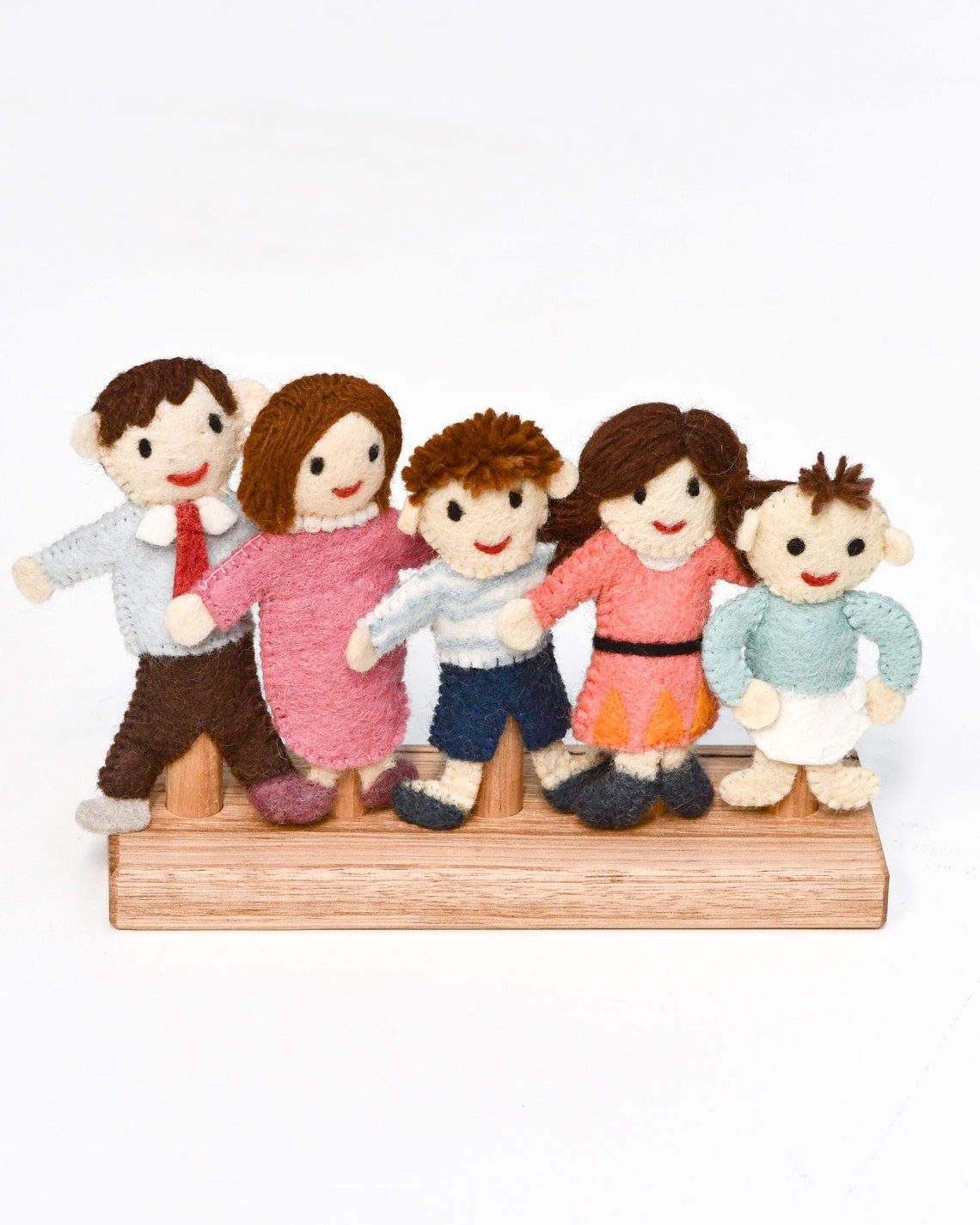 Finger Family Finger Puppets (daddy Finger, Mummy Finger, Brother ...