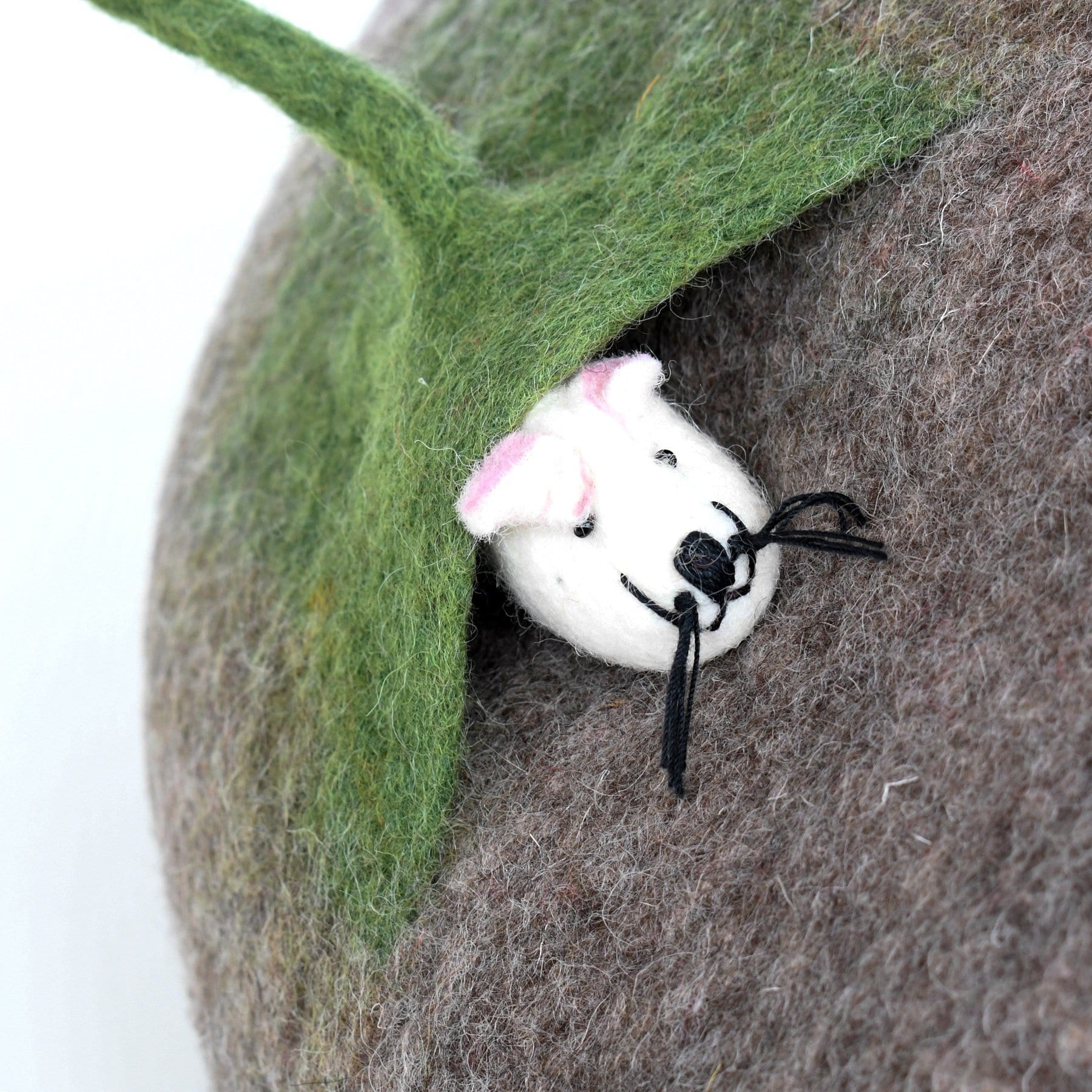 Cat Cave Toadstool Mushroom With White Mouse Toy / Cat Bed Cat - Etsy