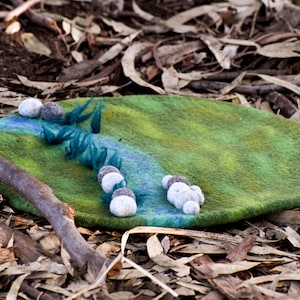 Felt River Playscape Play Mat 40cm Made From Wool Felt, Waldorf ...