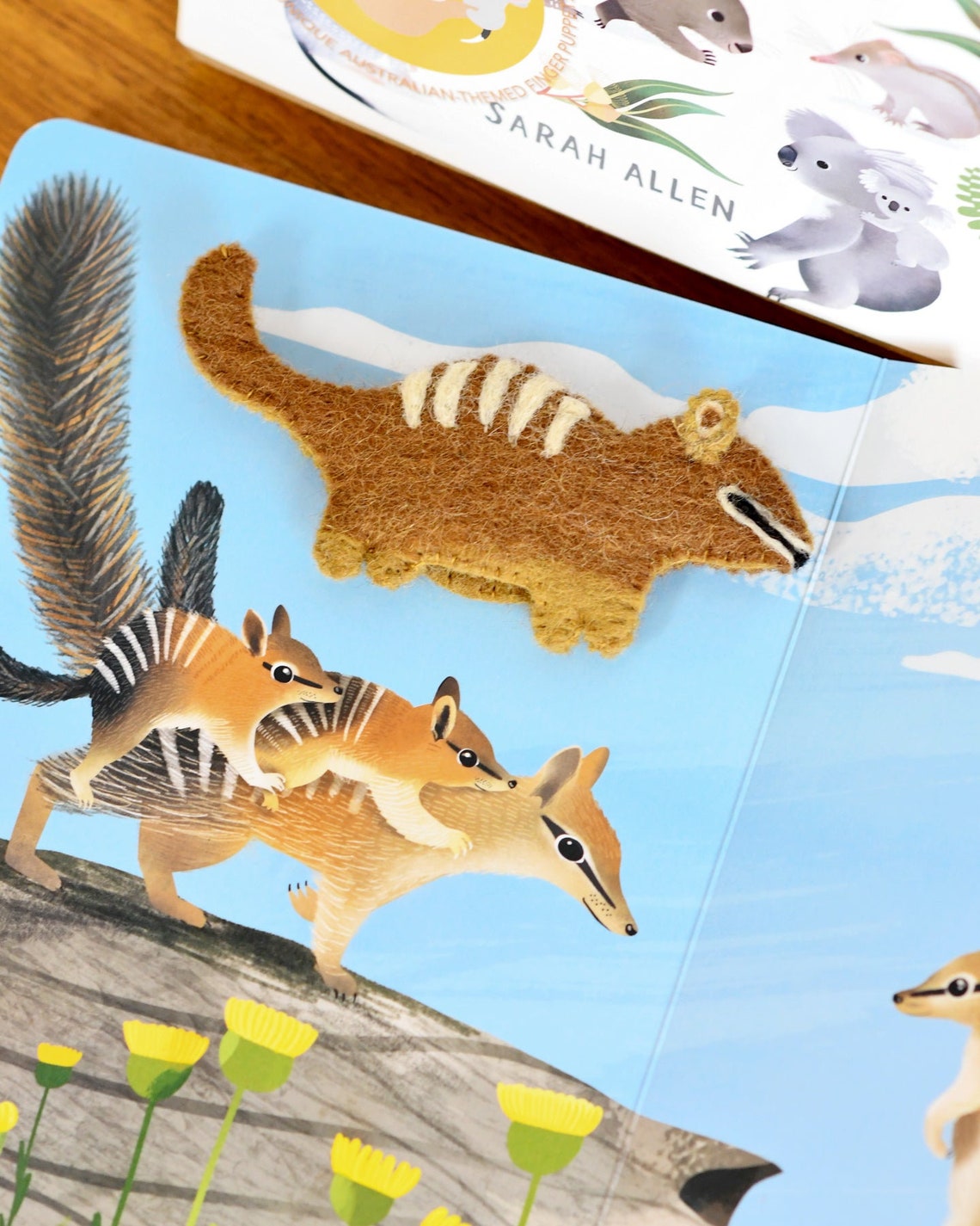Jumping Joeys Finger Puppets and Book Set by Sarah Allen, Australian ...