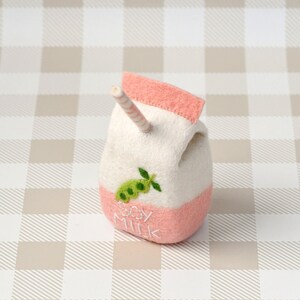 Felt Soy Milk Packet for Pretend Play, Play Kitchen and Cubby Houses ...