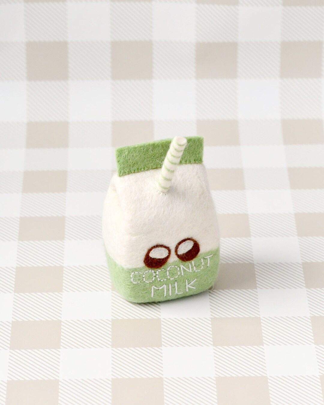Felt Coconut Milk Packet for Pretend Play, Play Kitchen and Cubby ...