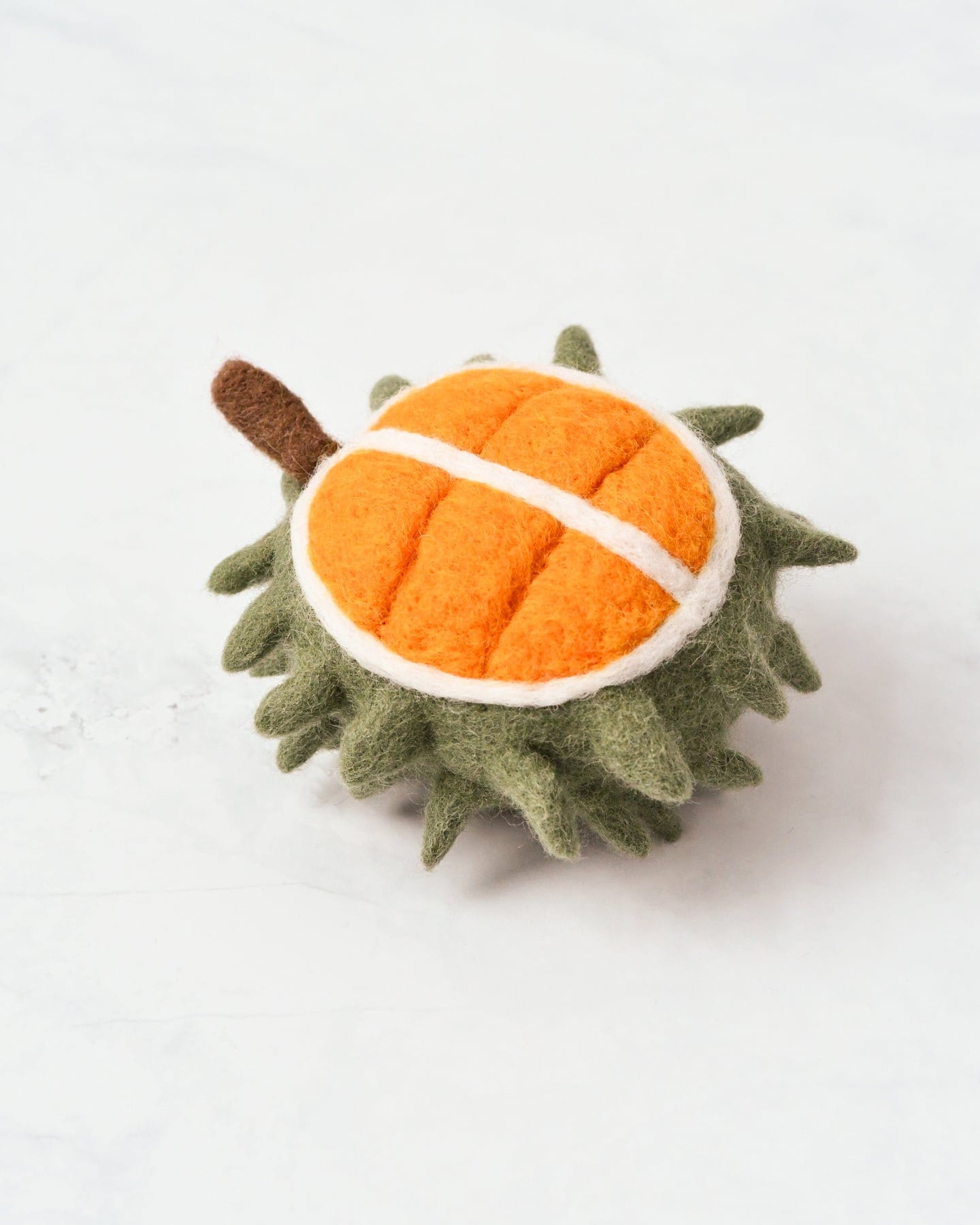 Felt Durian Fruit Play Food, Felt Durian Toy for Pretend Food Play ...