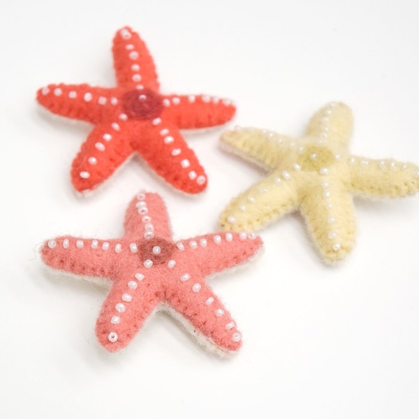 Felt Starfish - Etsy