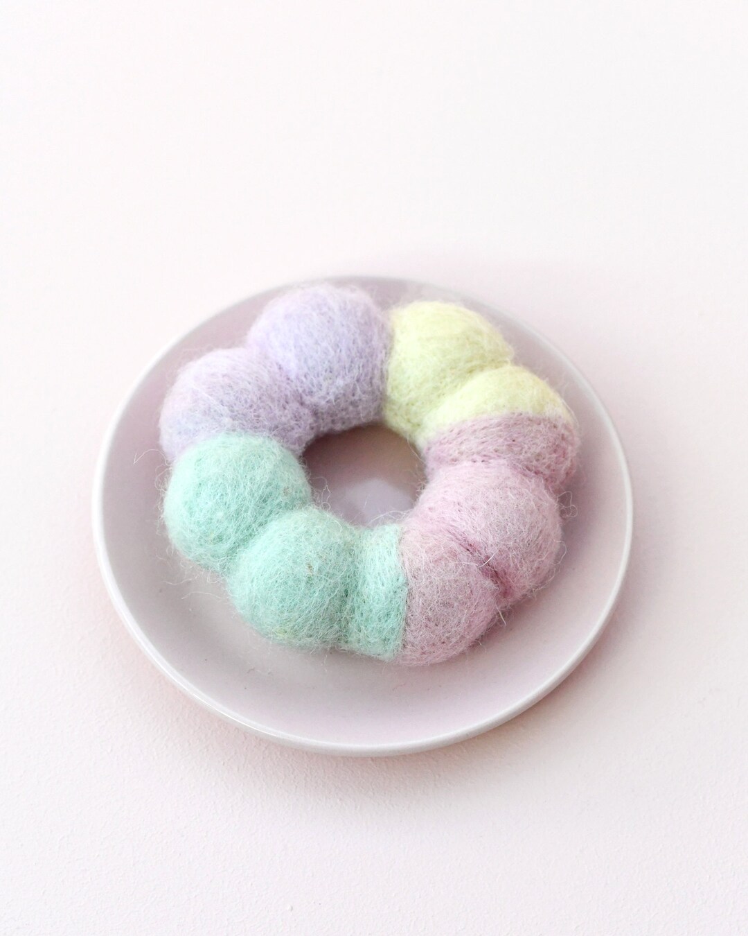Felt Pon De Ring Donut - Felt Mochi Donut, Felt Play Food for Pretend ...