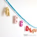 Alphabet Garland A to Z Colorful Multicolor Wool Felt - Etsy