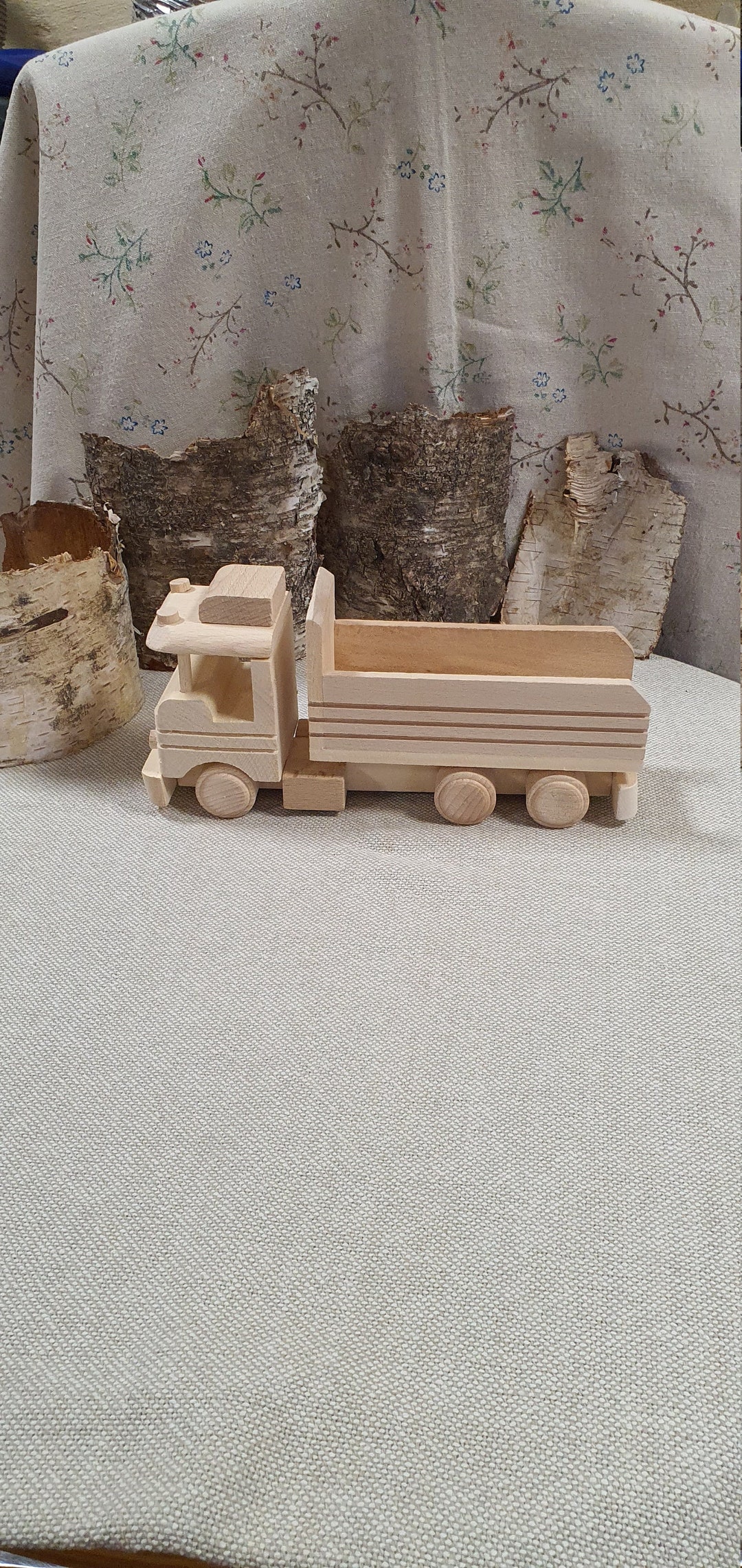 Wooden Toy Car - Handmade Birch, Push and Pull Truck for Kids - Etsy
