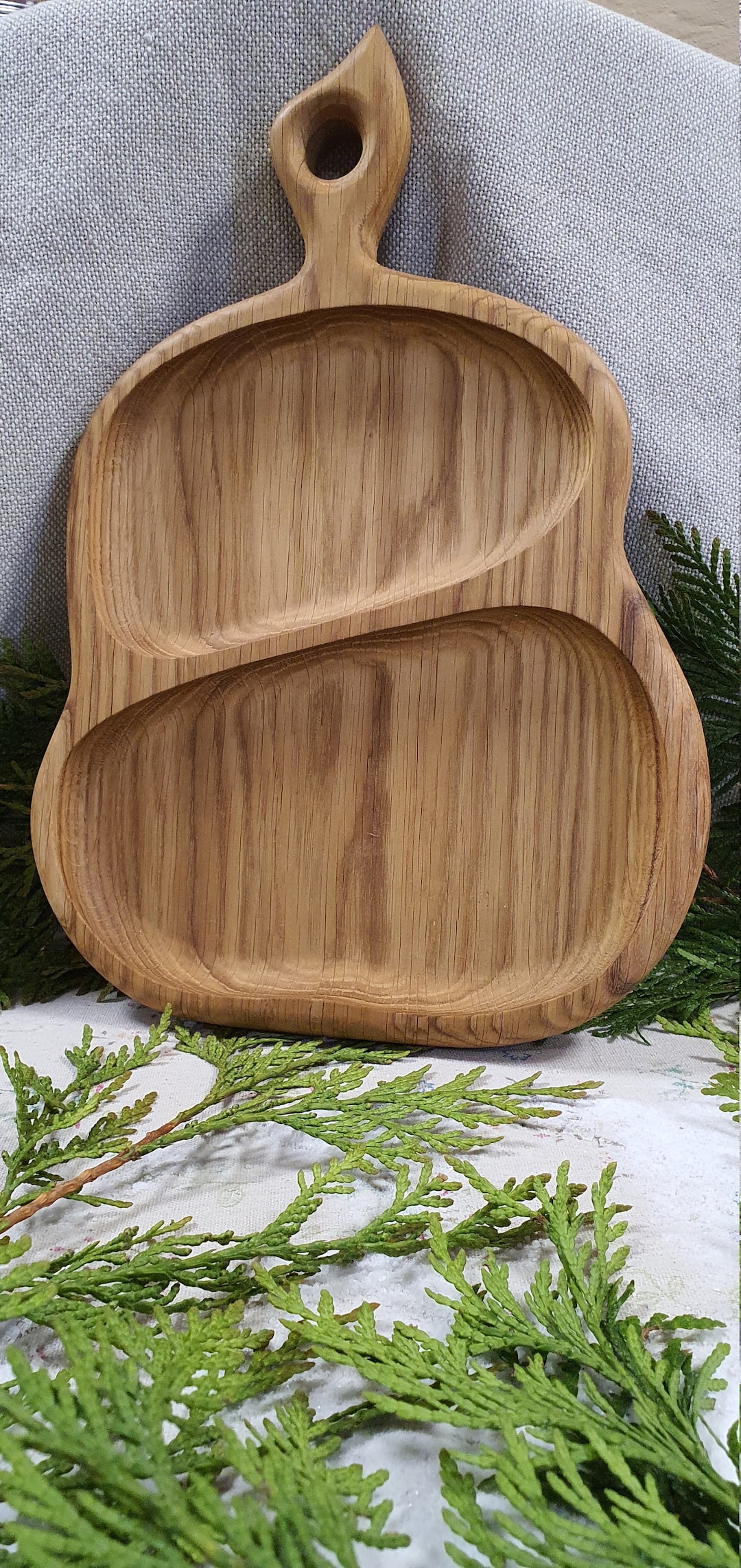 Food Serving Tray Dish Plate Wooden Wood Oak Cheese - Etsy