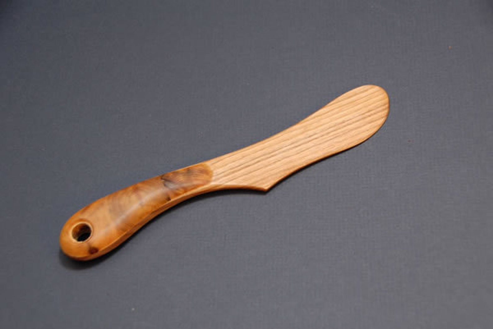 Wood Butter Knife - Juniper and Ash, Handmade in Latvia, 18 Cm - Etsy