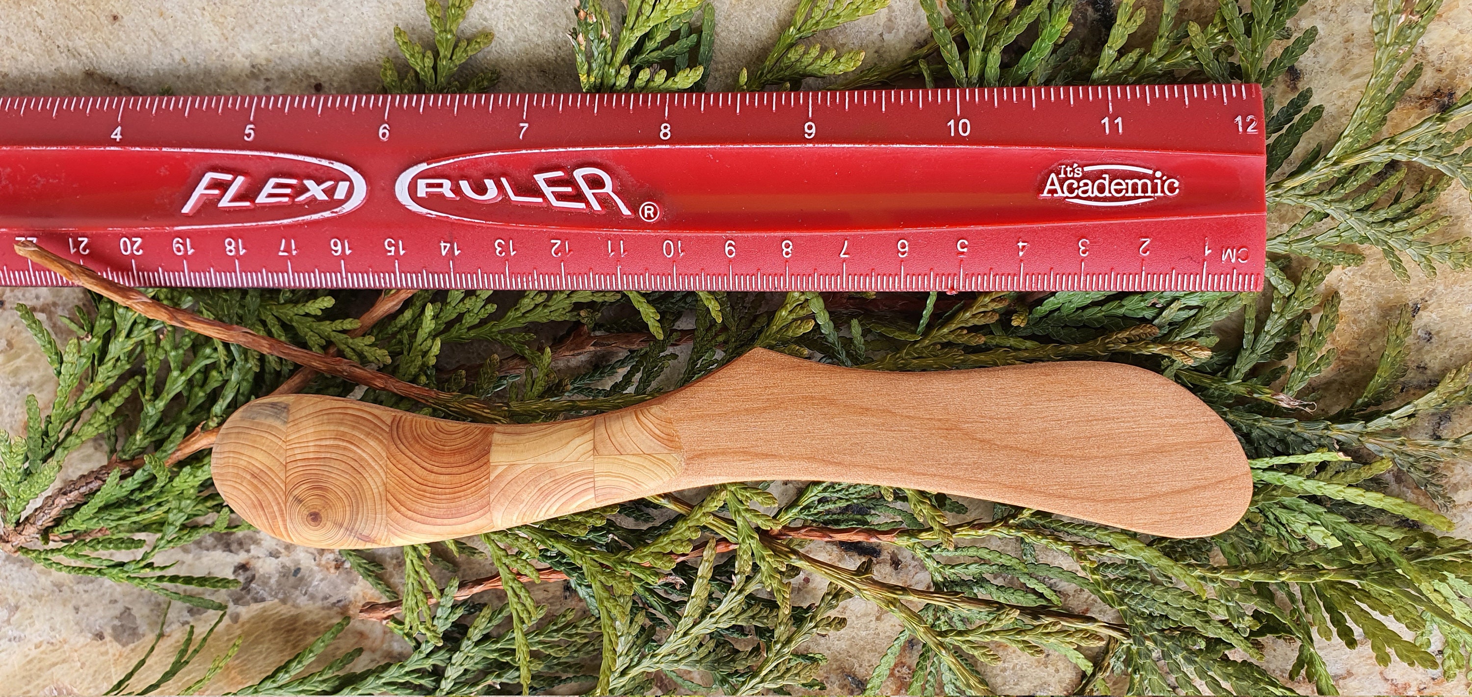 Wood Butter Knife - Juniper and Ash, Handmade in Latvia, 18 Cm - Etsy