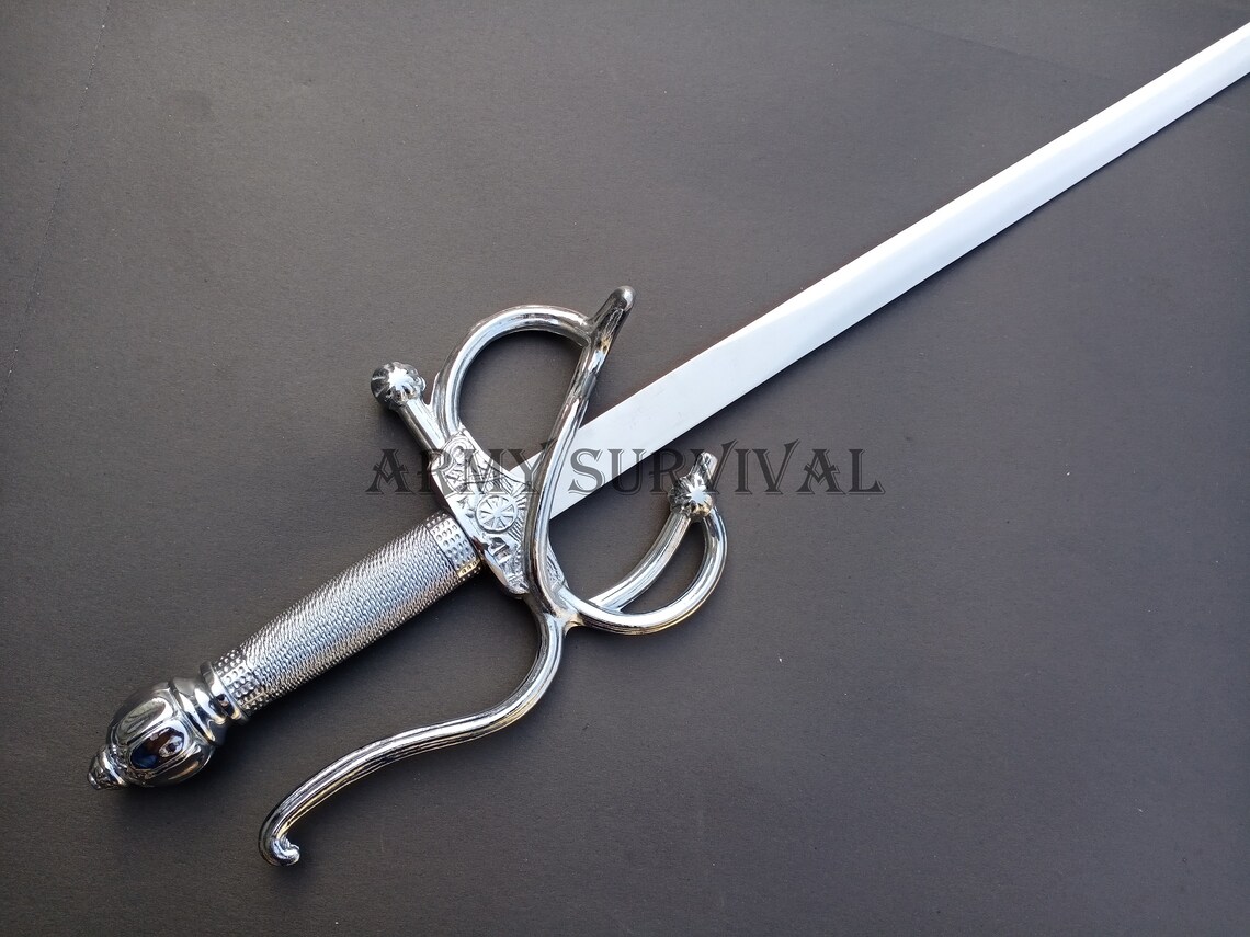 Custom Handmade Legend Of Zorro Rapier Movie Replica Sword Etsy