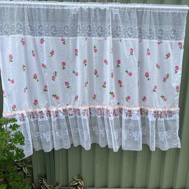 Rose Curtain Rod - Etsy