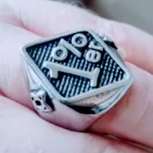 Custom 1 Percenter Diamond Biker MC Rings Custom One Percenter Club ...