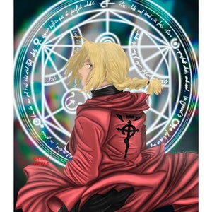 Alchemy | Anime Art Print (8x10) - Etsy