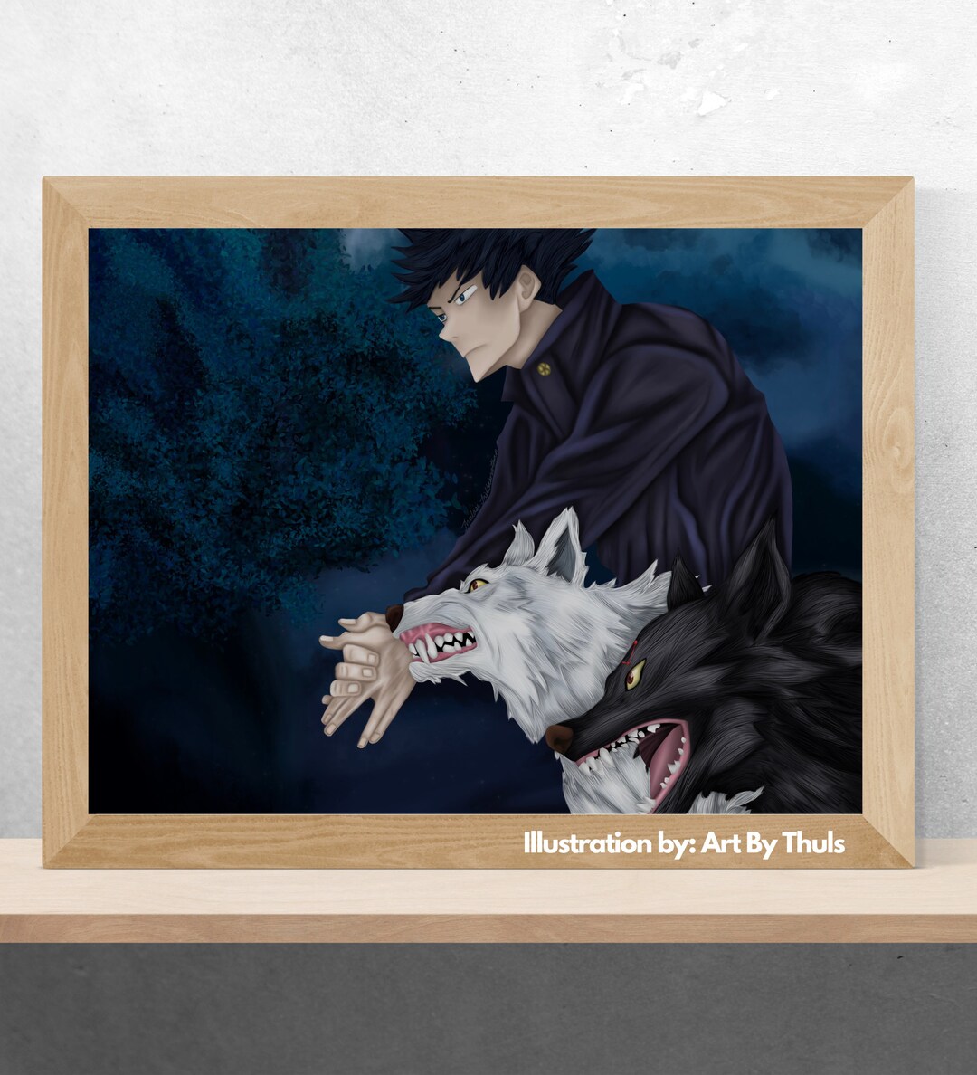 Ten Shadows Sorcerer | Anime Art Print (8x10) - Etsy