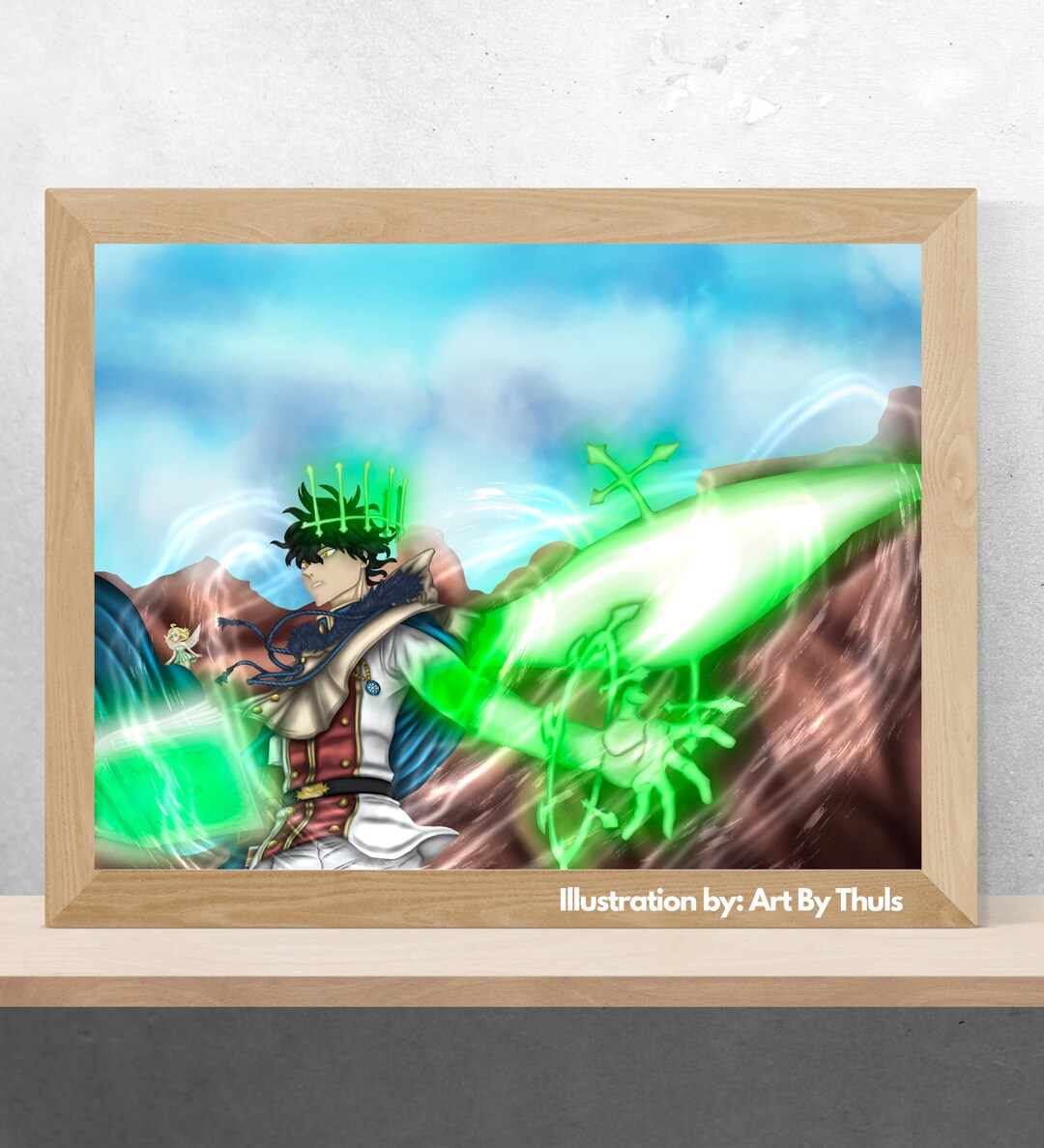 Four Clover | Anime Art Print (8x10) - Etsy